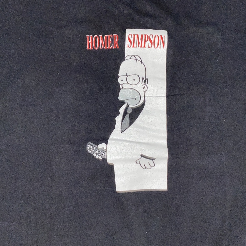 Homer Simpson Scarface Inspired T Shirt - Gem